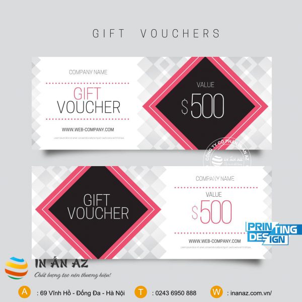 Kích thước voucher và phân loại voucher chuẩn nhất 2026