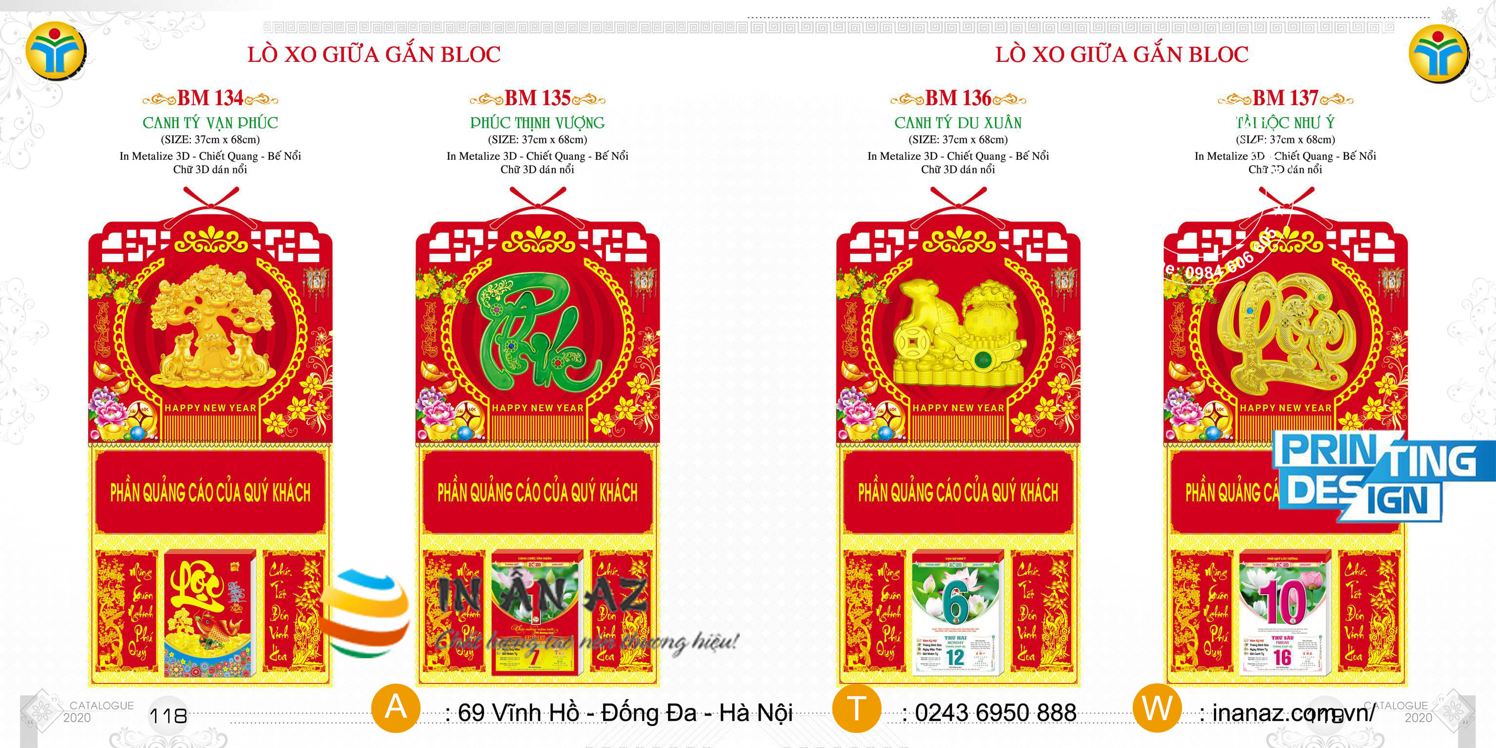 Mẫu Lịch Tết 2020 Đẹp, Ấn Tượng Cho Các Tổ Chức, Doanh Nghiệp