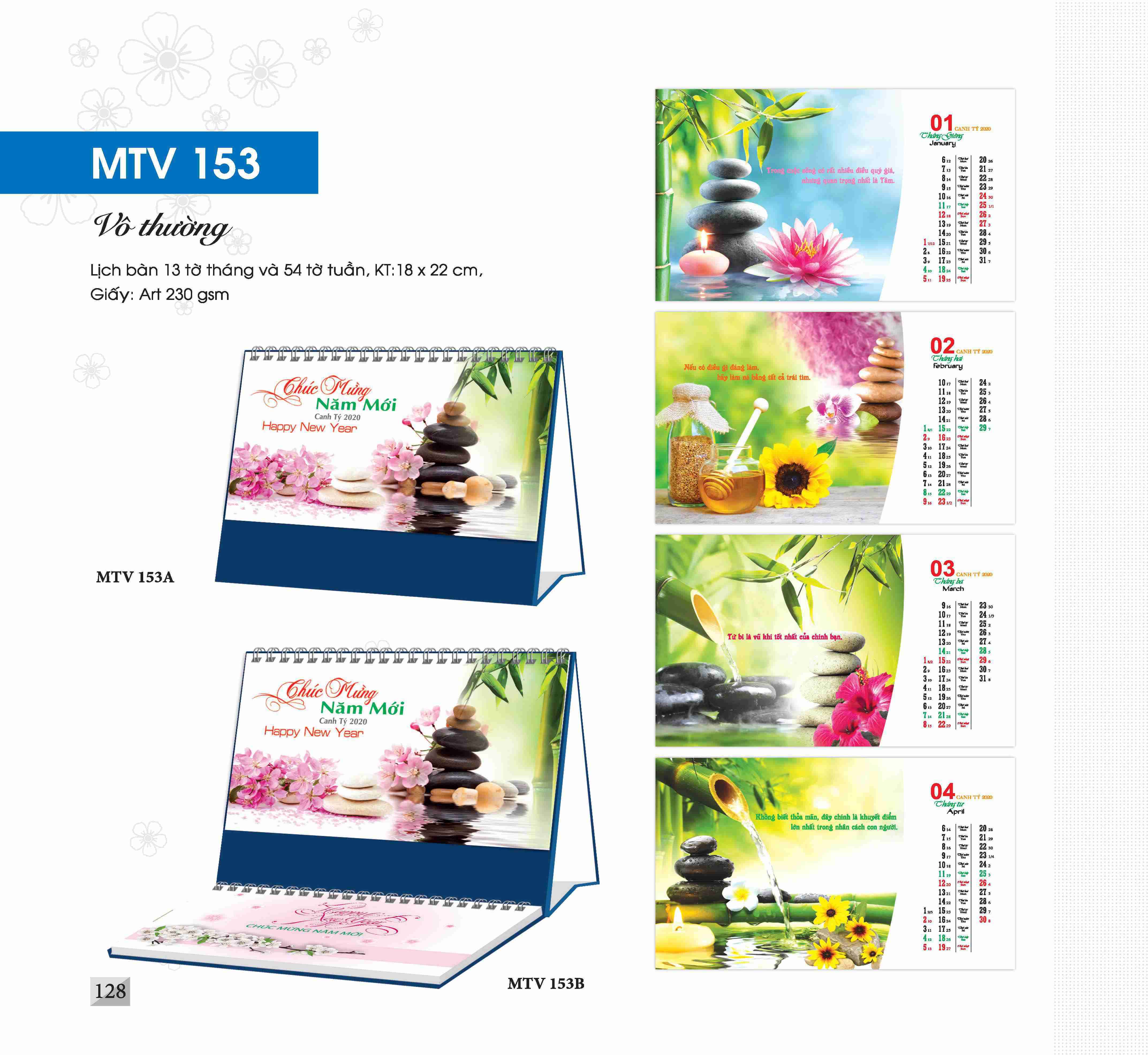 Mẫu Lịch Tết 2020 Đẹp, Ấn Tượng Cho Các Tổ Chức, Doanh Nghiệp