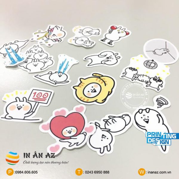 99+ hình sticker dễ thương, hình sticker cute, đáng yêu - In Ấn AZ
